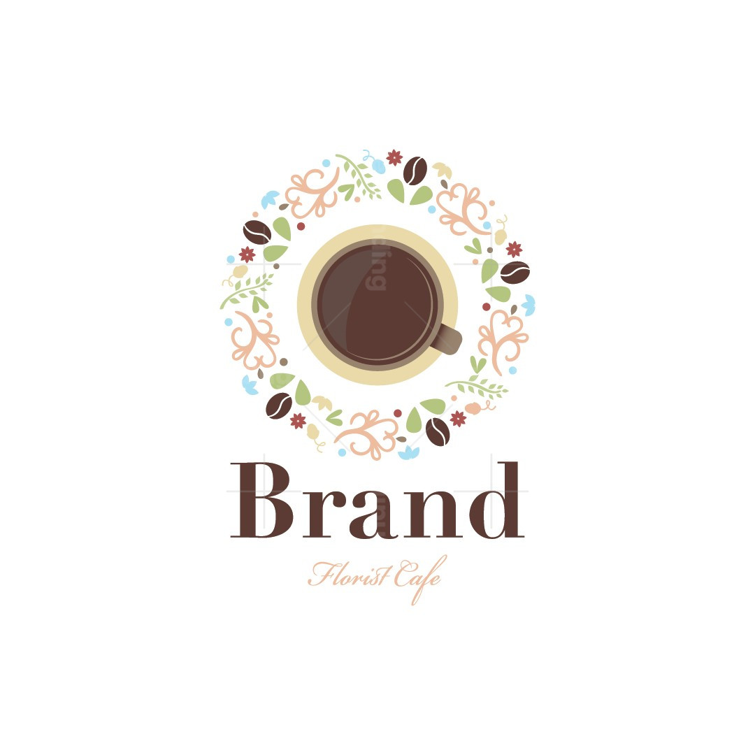 Florist Cafe Floral Logo | Scalebranding