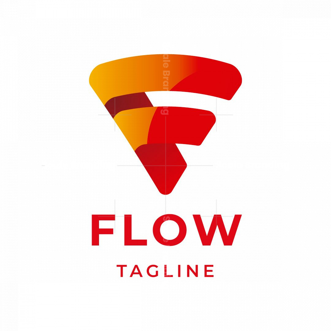 Flow F Letter | Scalebranding