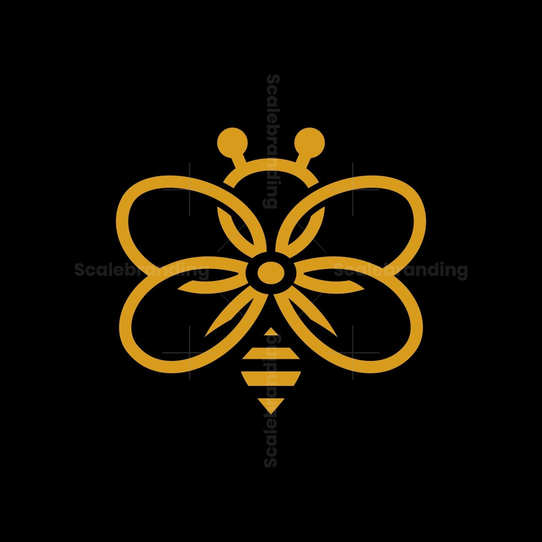 Flower Bee Logo | Scalebranding