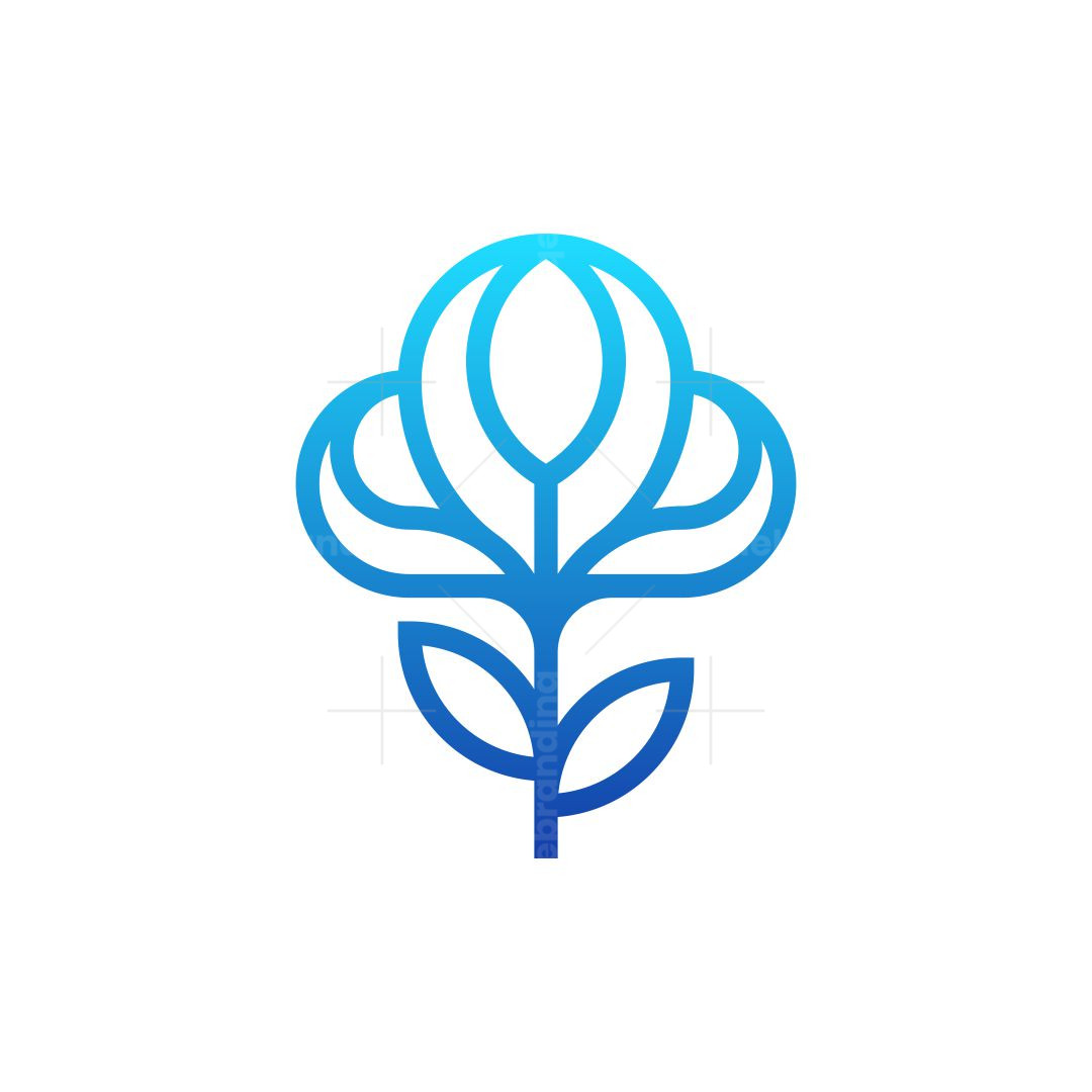 Square Flower Logo