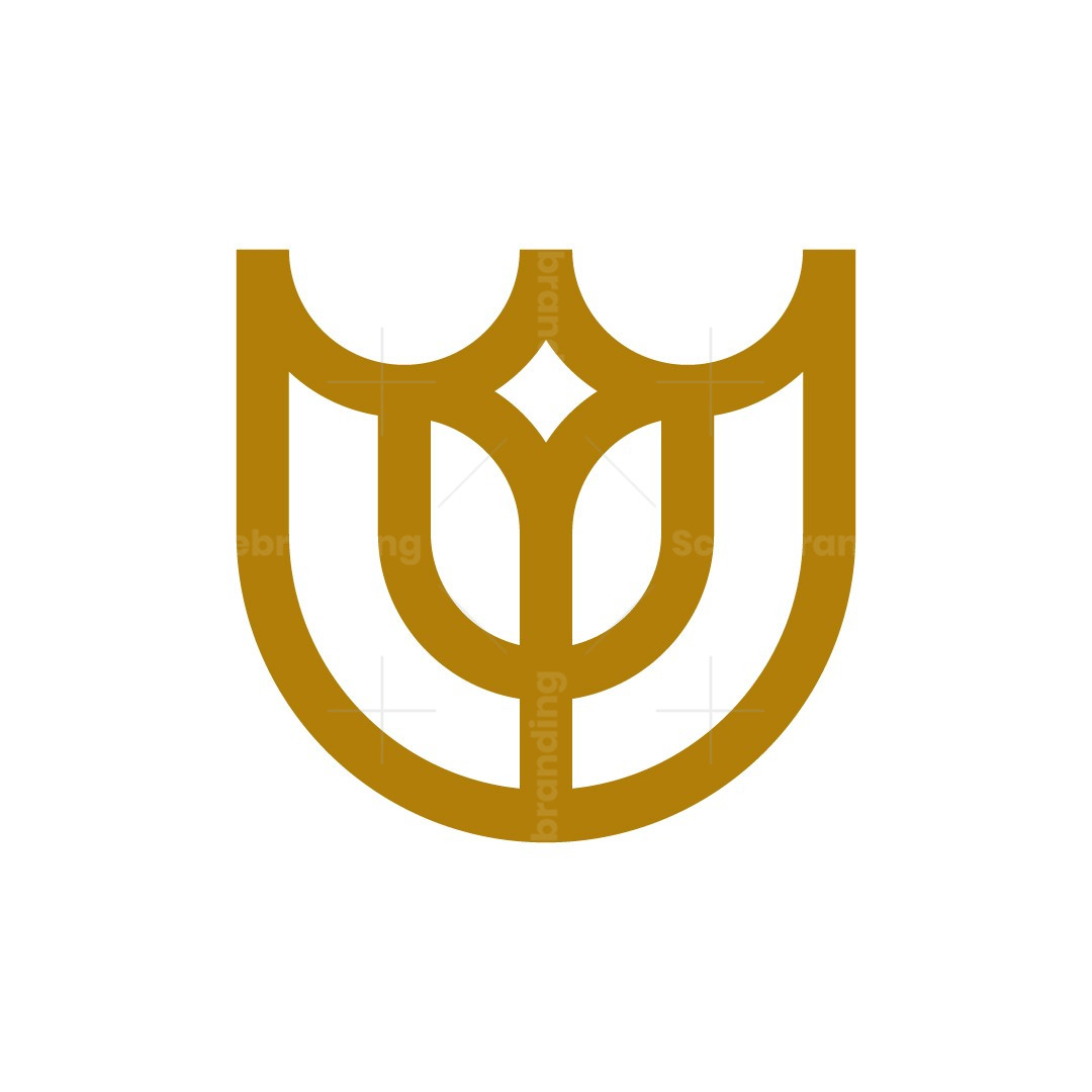 Flower Shield Logo | Scalebranding