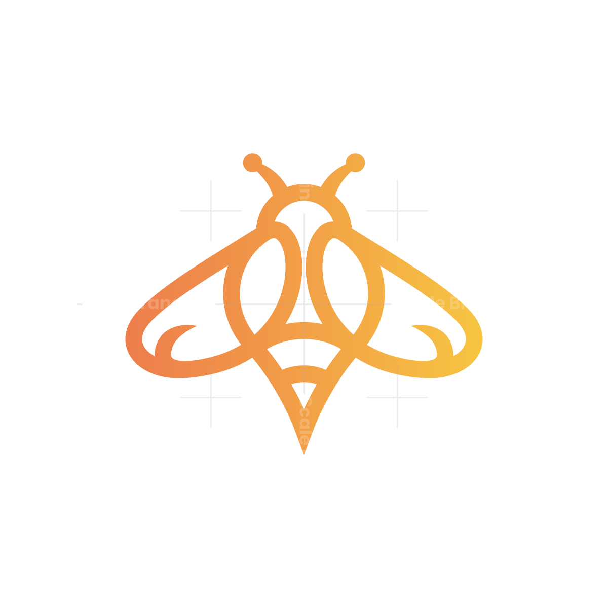 Fly Bee Logo Flying Bee Logo | Scalebranding