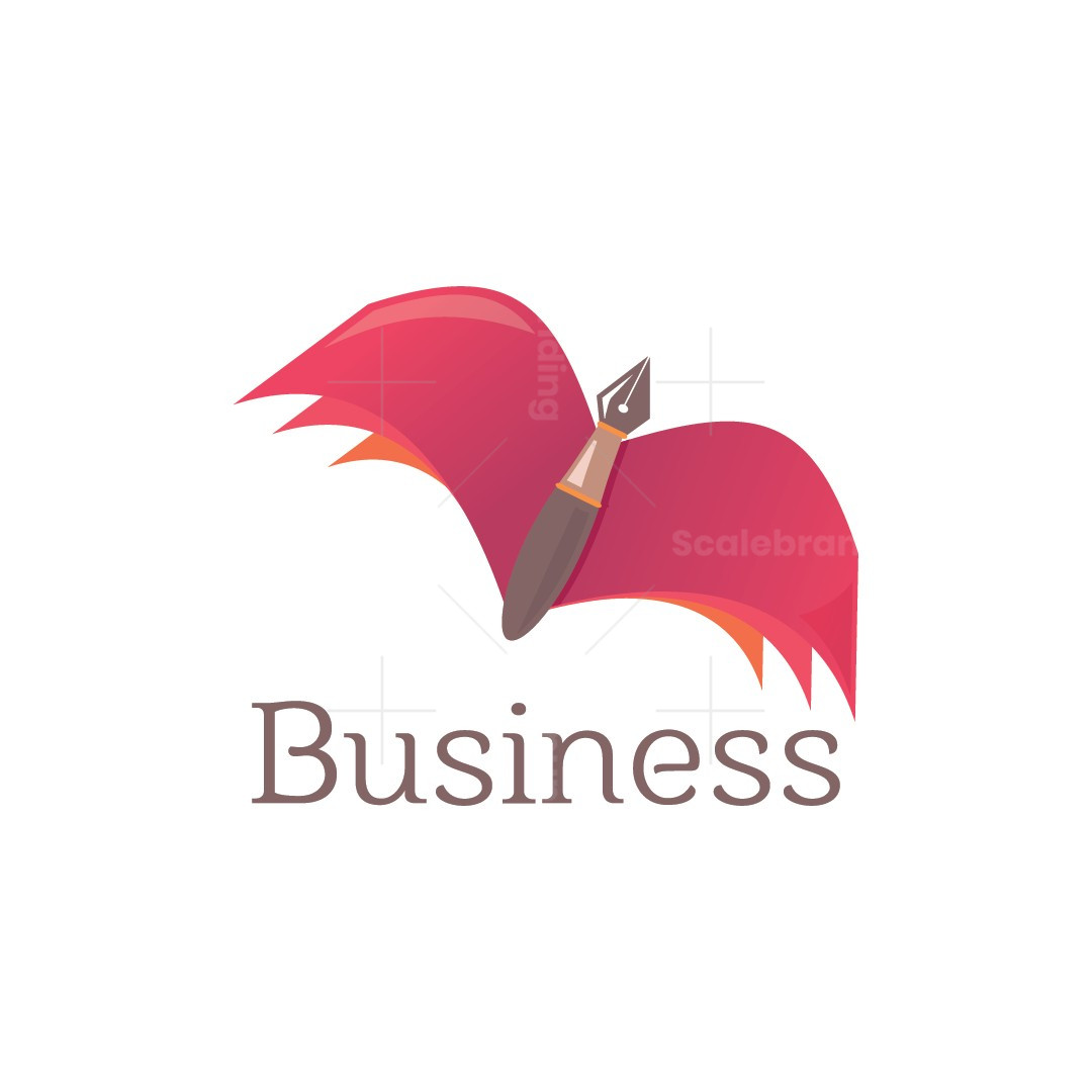 Flying Book Logo On The Fly Education Abstract Vector Sign, Symbol Or