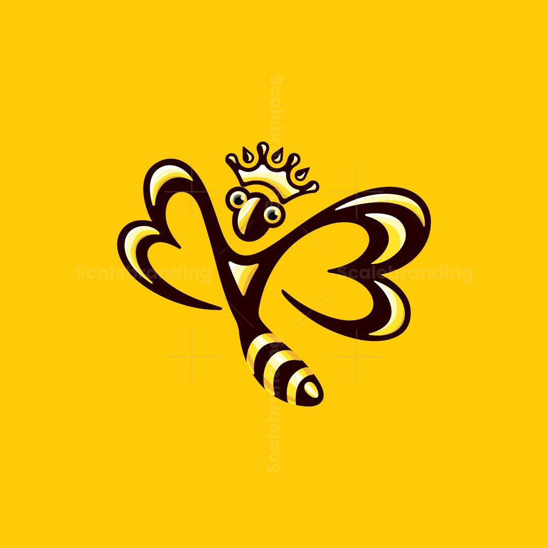 Lady Bee Logo Queen Bee Logo Vector Art, Icons, And Graphics For Free