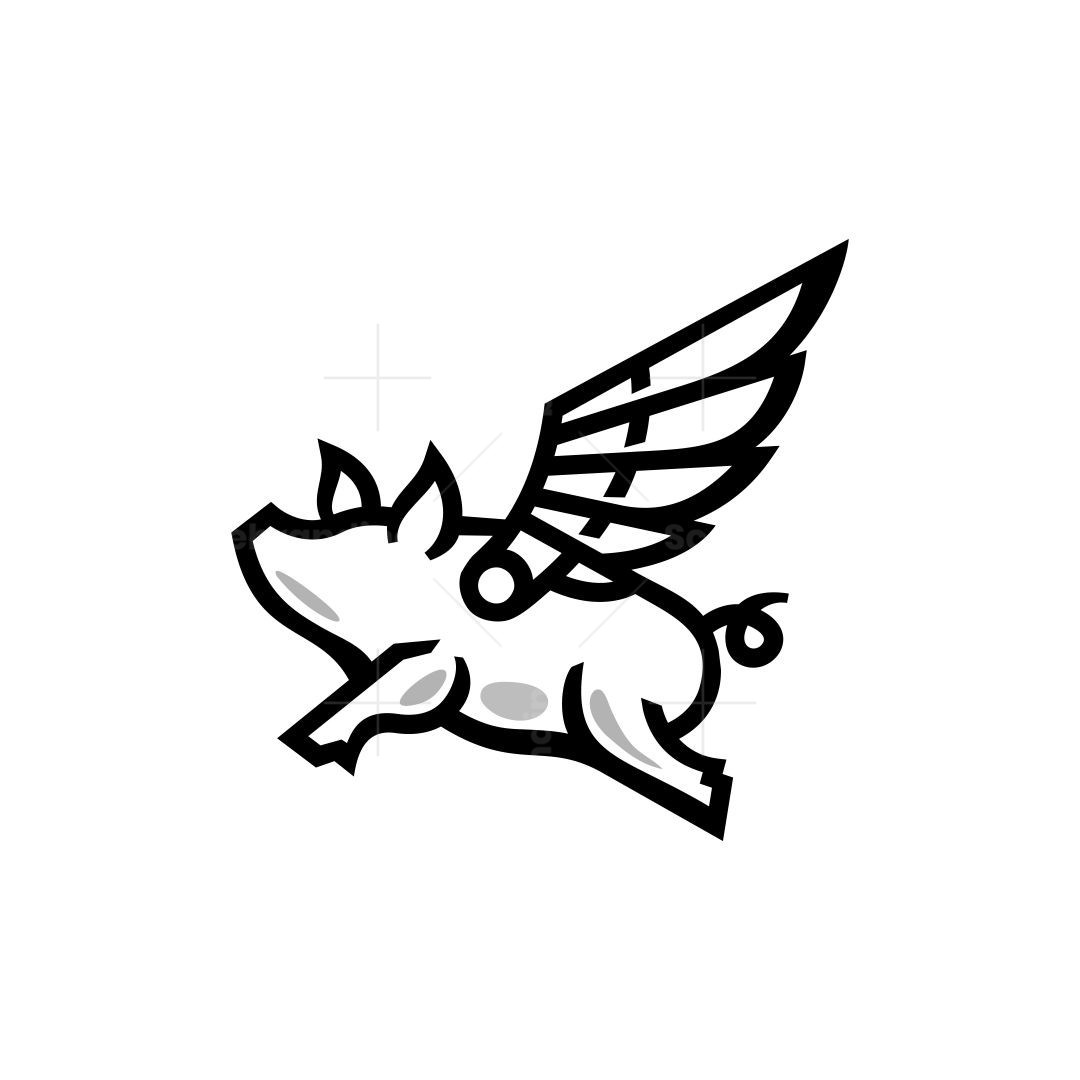 Flying pig logo | Scalebranding