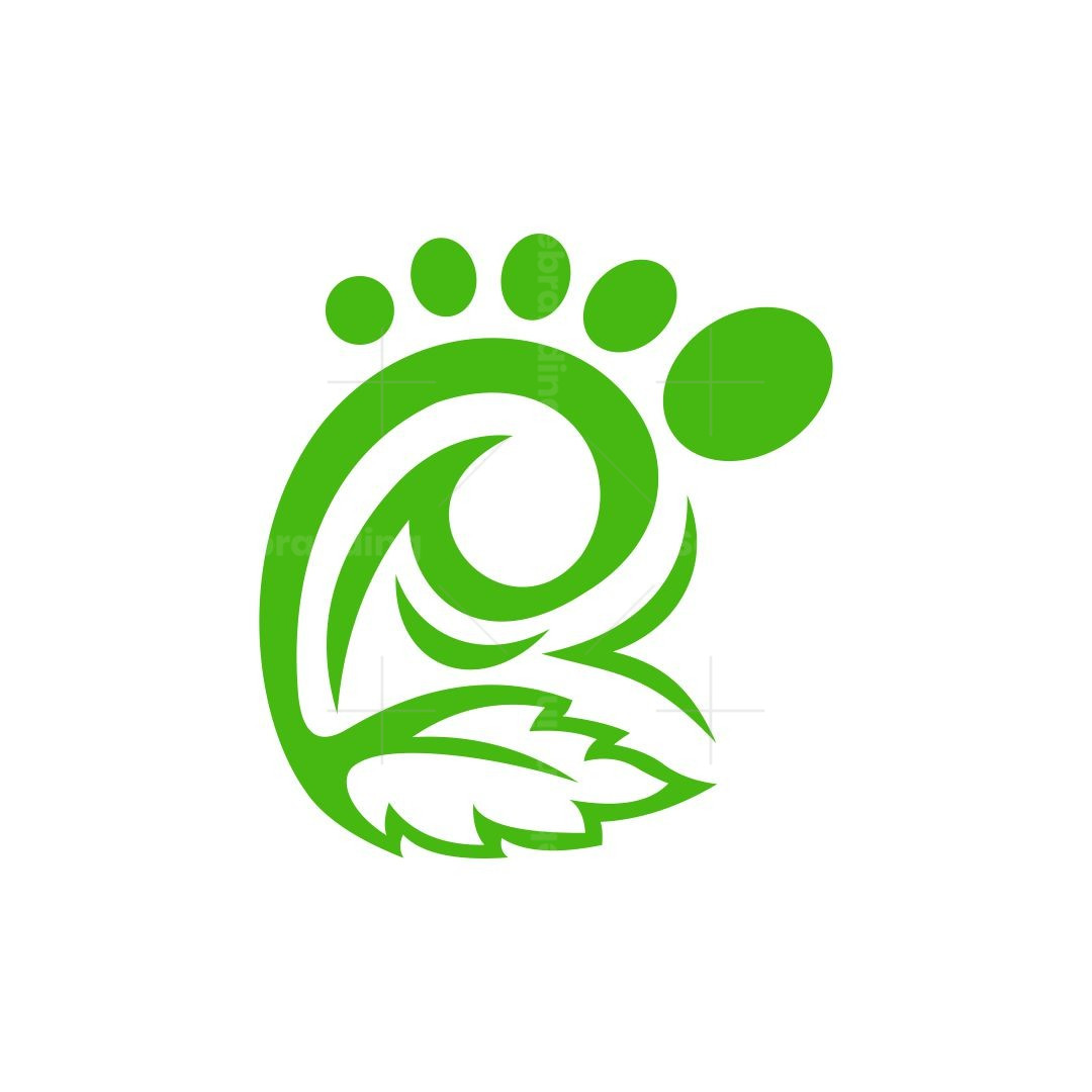 Foot Leaf Logo | Scalebranding