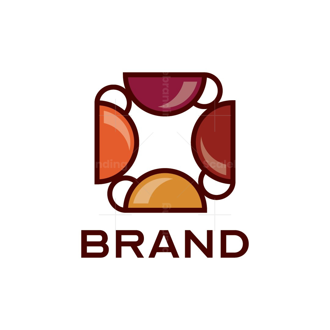 Four Coffee Cups Logo | Scalebranding