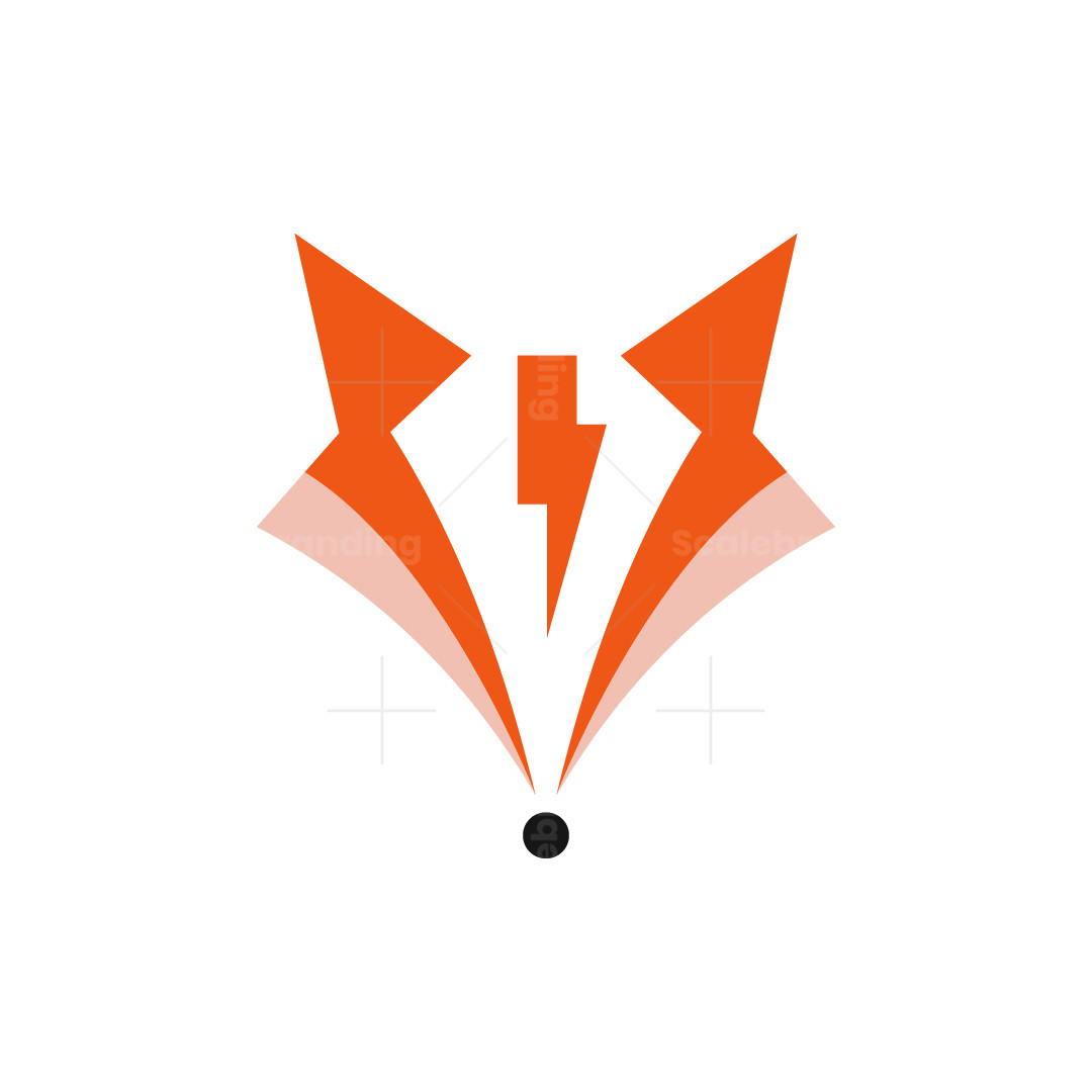 Fox Energy Thunderbolt Simple Logo | Scalebranding