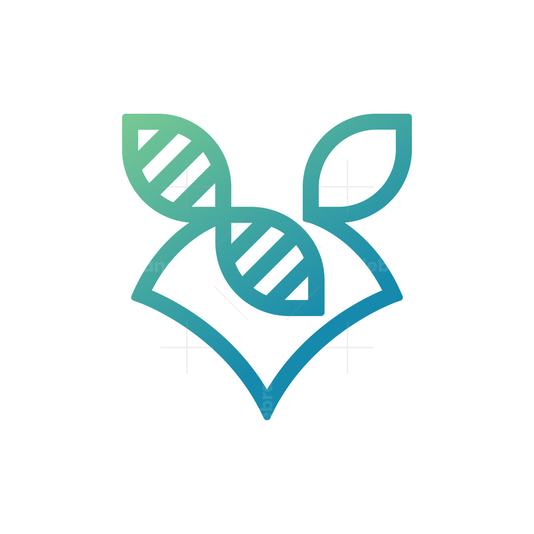 Fox Head DNA Logo | Scalebranding