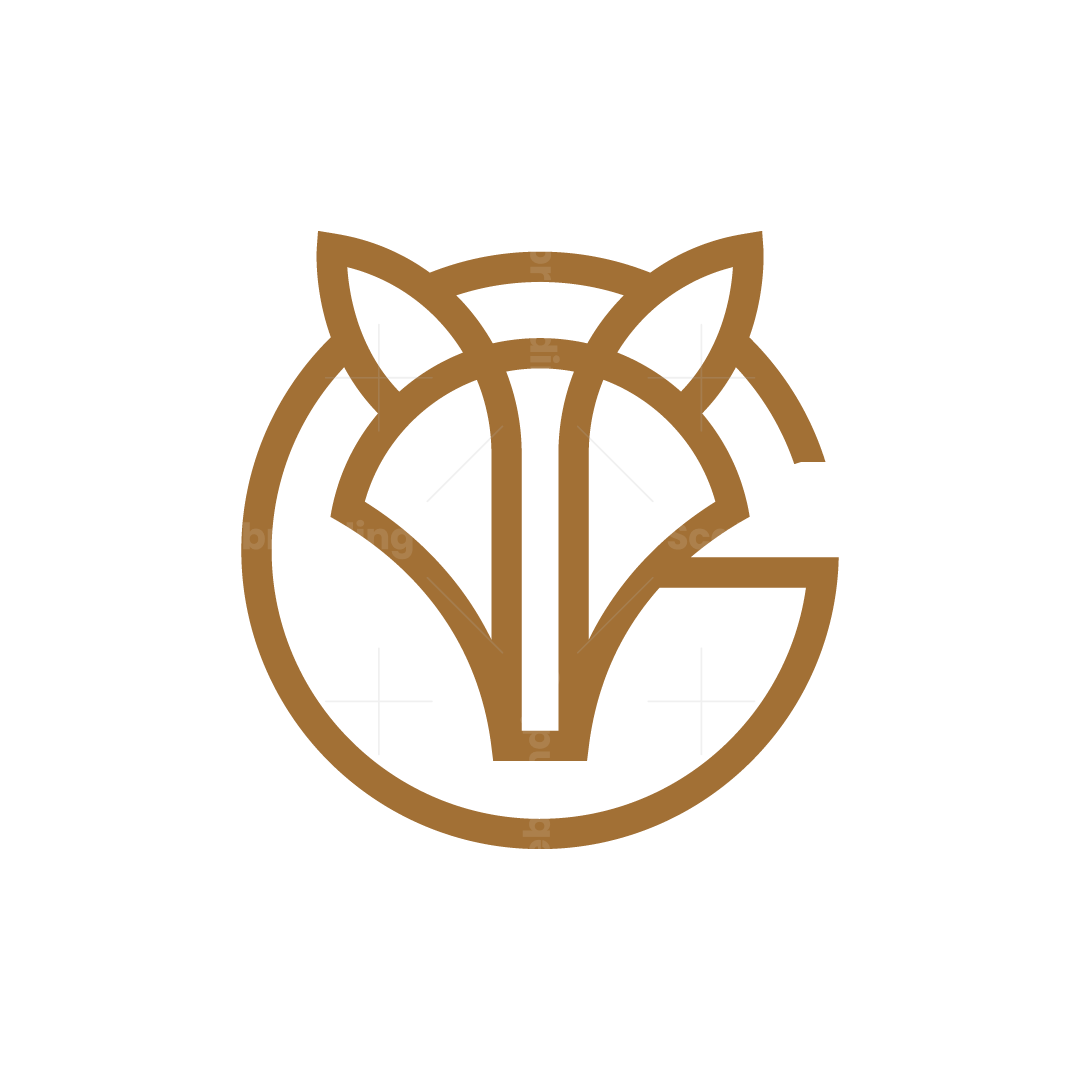 Letter G Fox Head Logo With A Modern Look | Scalebranding
