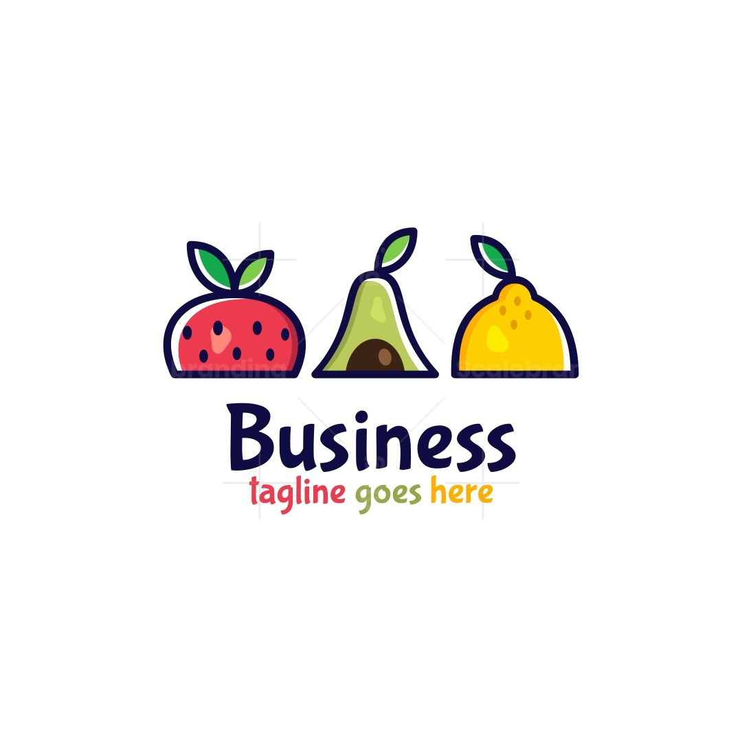 Fresh Fruits Logo | Scalebranding