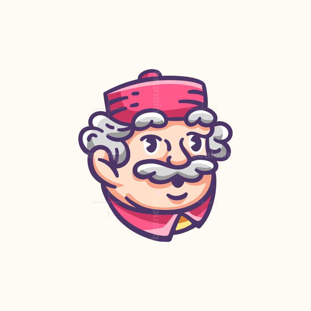 Friendly Old Grandpa Logo | Scalebranding