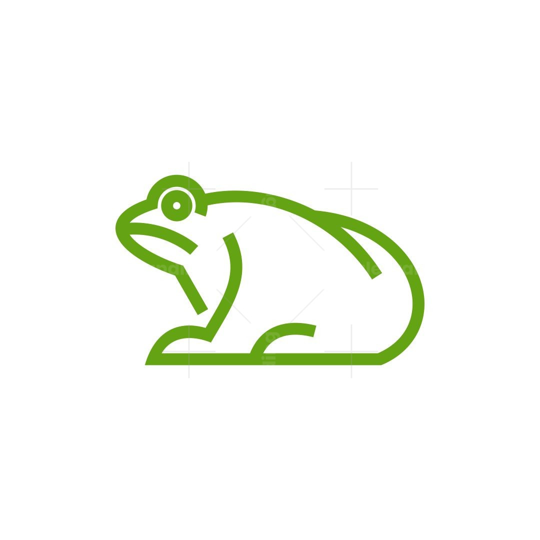 Frog Simple Line Logo | Scalebranding