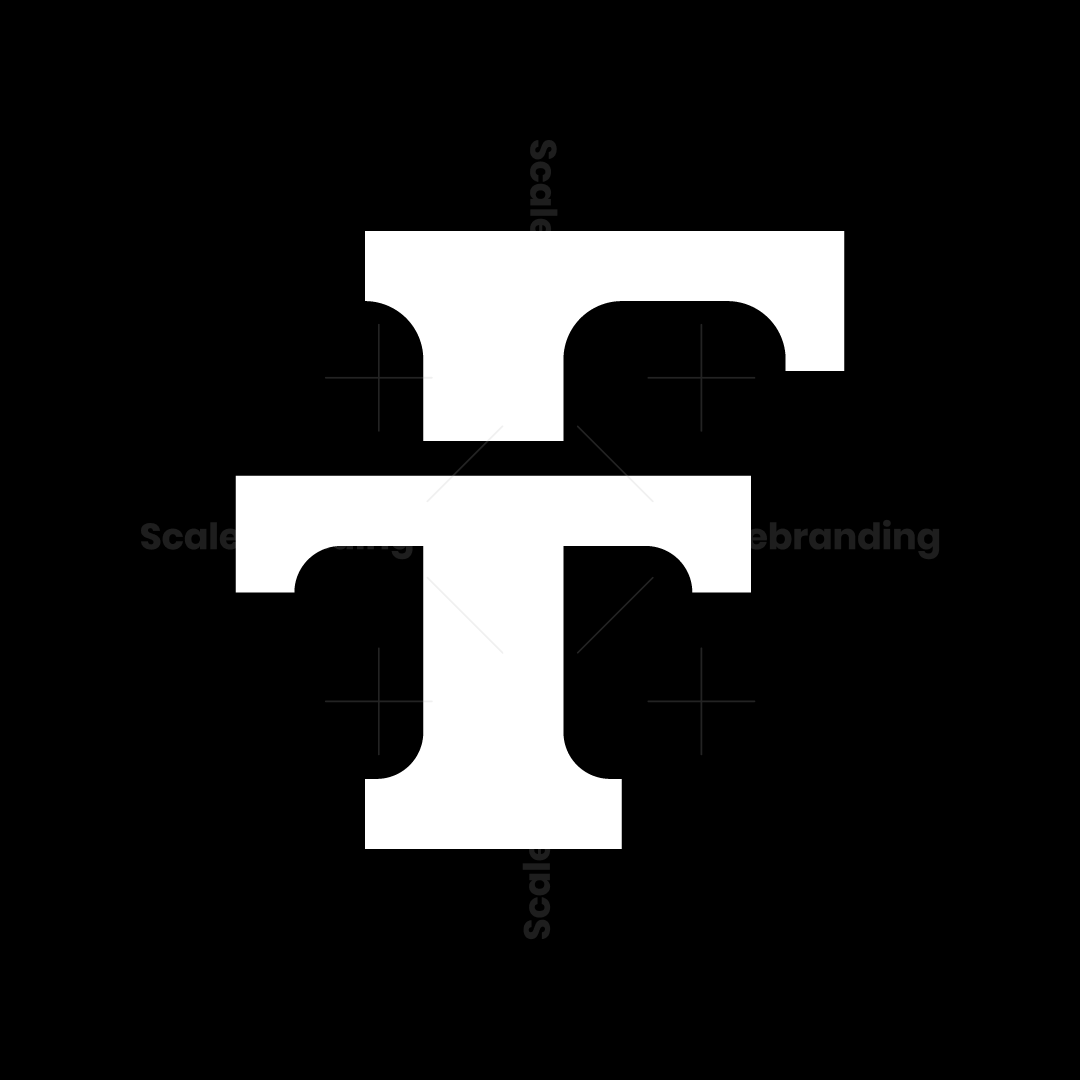 Letters FT TF Monogram Logo | Scalebranding