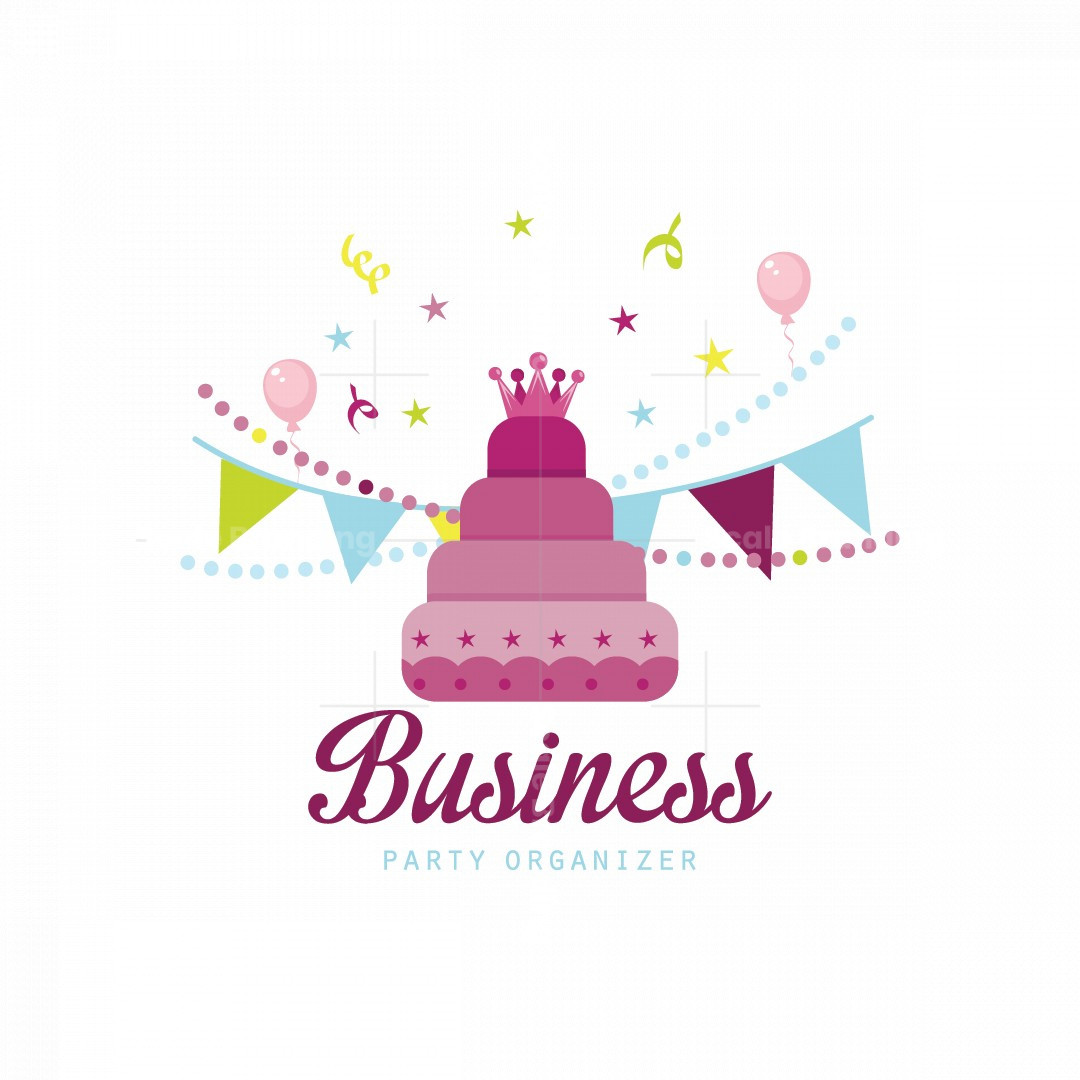 Fun Queen Party Organizer Symbol Logo | Scalebranding