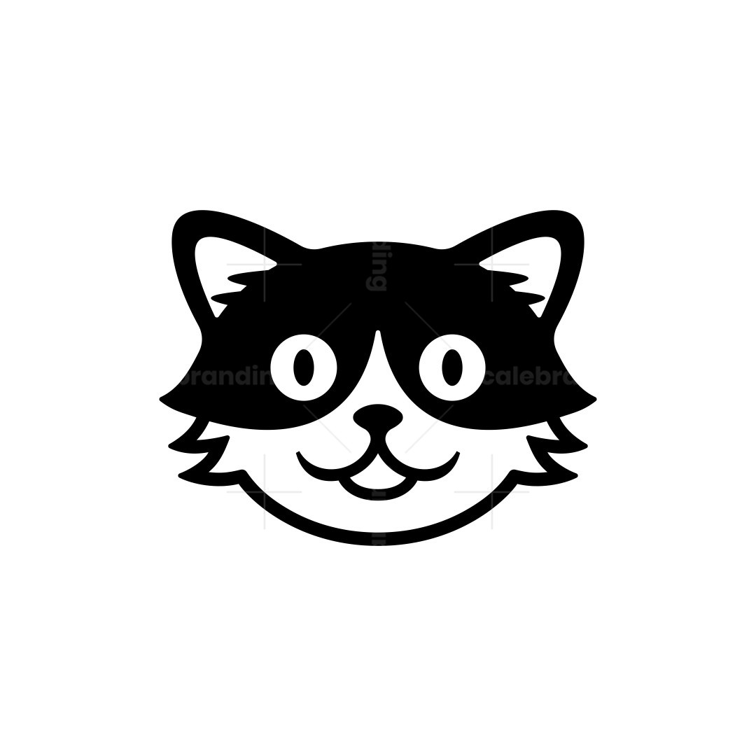 Funny Cat Face Logo | Scalebranding