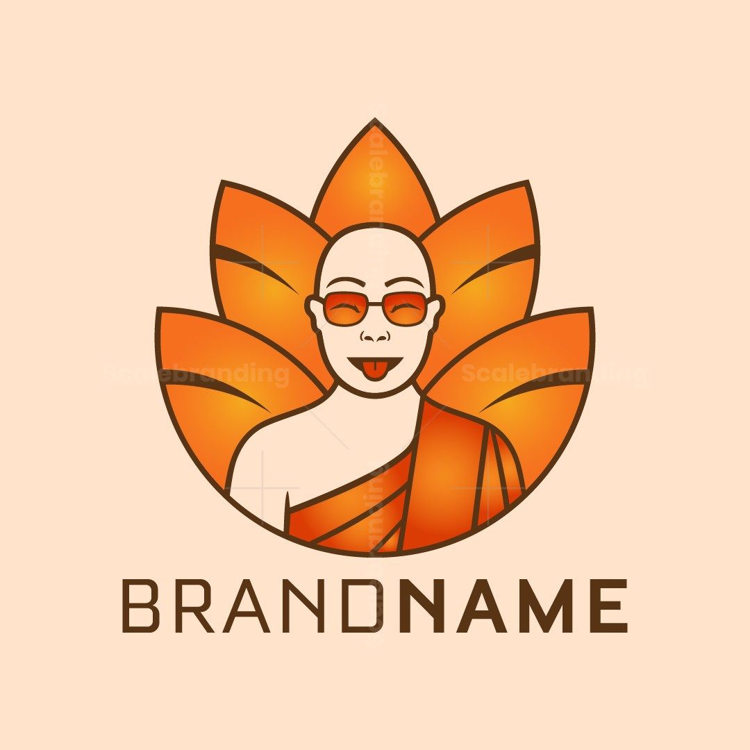 Funny monk logo | Scalebranding