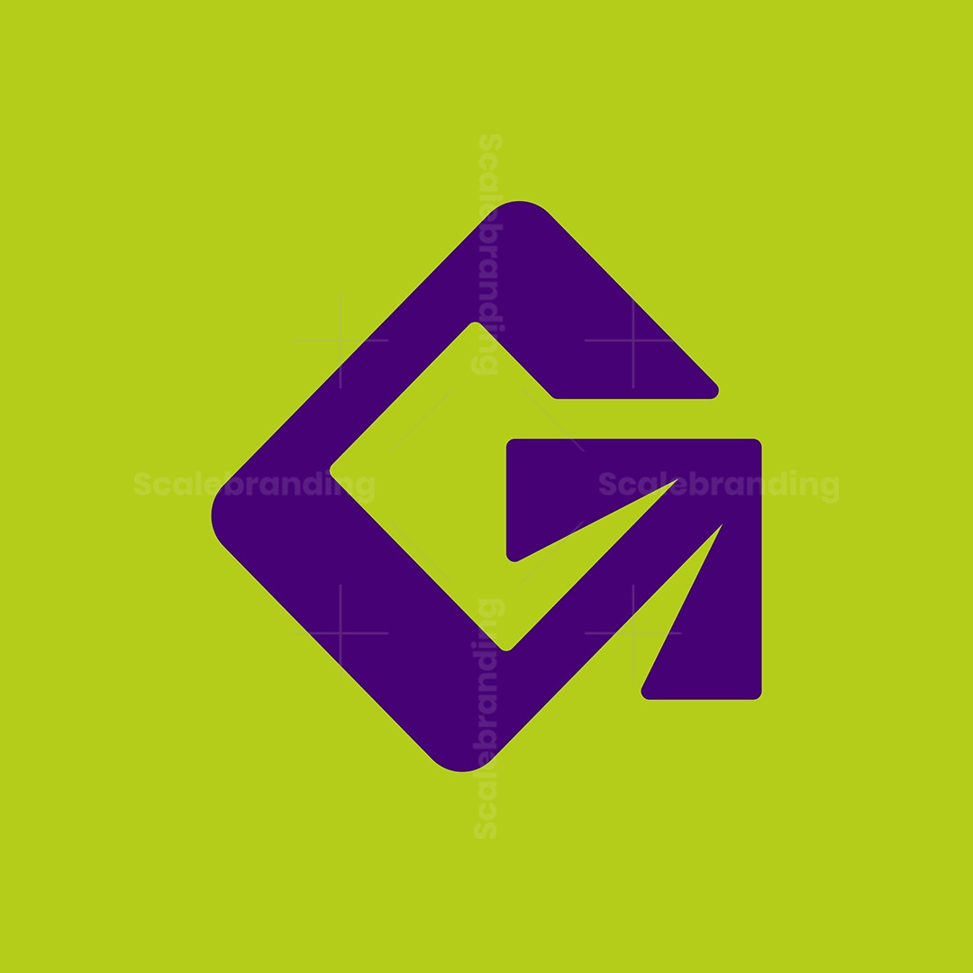 G Arrow Iconic Logo Design | Scalebranding