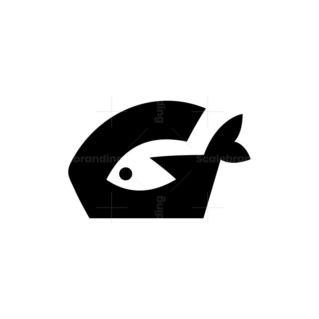 G Letter Fish Logo | Scalebranding