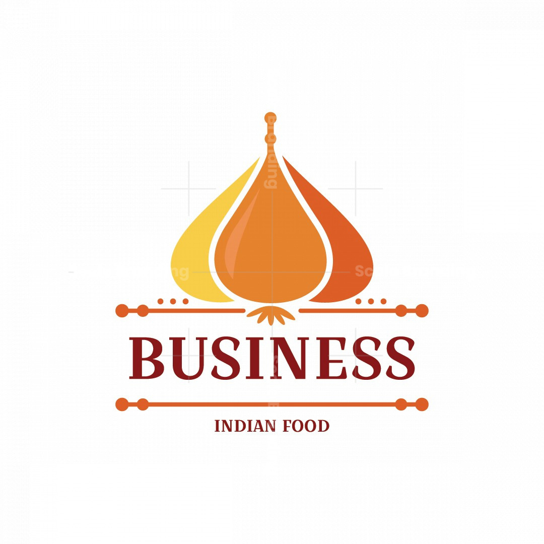 Garlic And Curry Indian Food Symbol Logo | Scalebranding