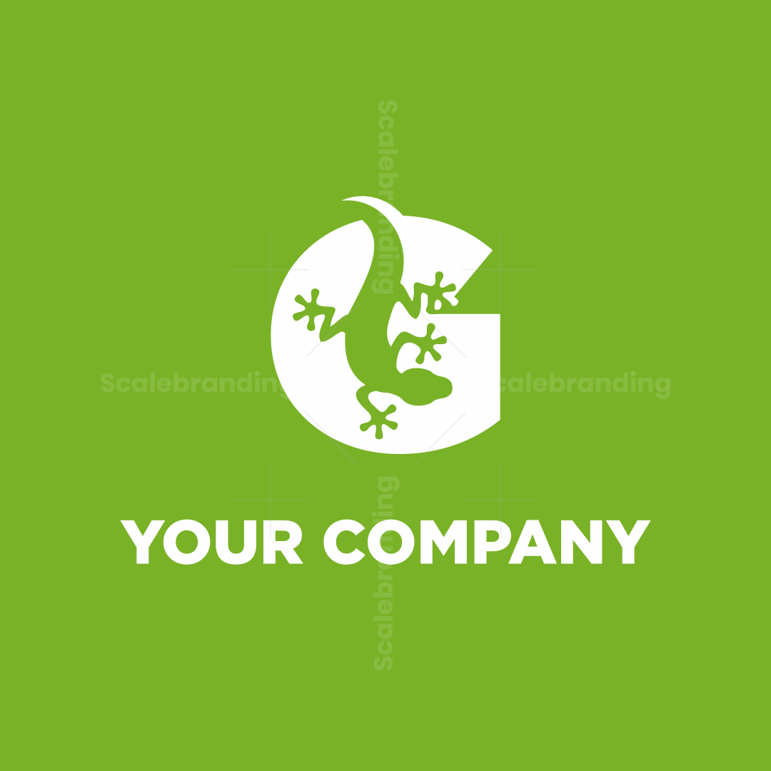 Letter G Gecko Simple Logo | Scalebranding