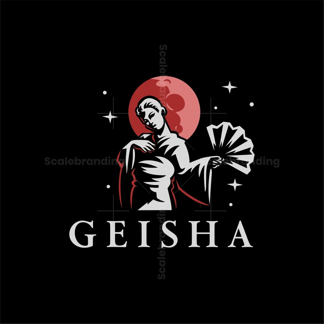 My Geisha Logo Japanese Woman Geisha Business Card | BrandCrowd