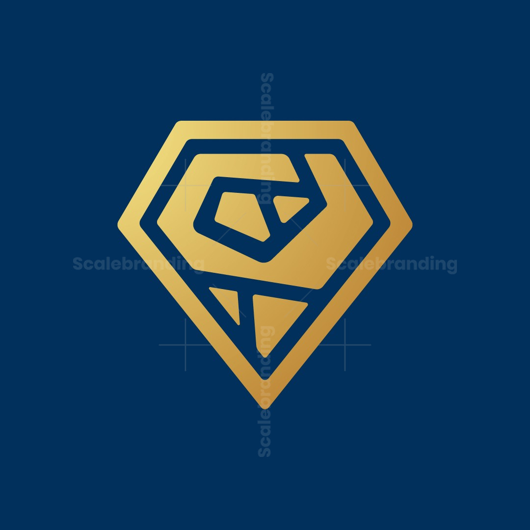 Gem Diamond Rose Luxury Logo | Scalebranding