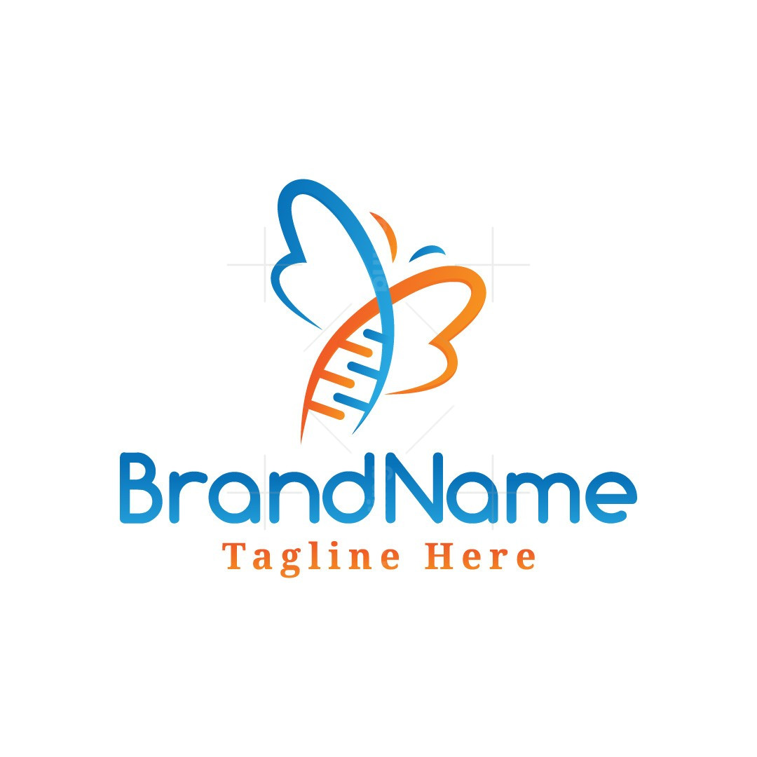 Gene Care Butterfly Logo | Scalebranding
