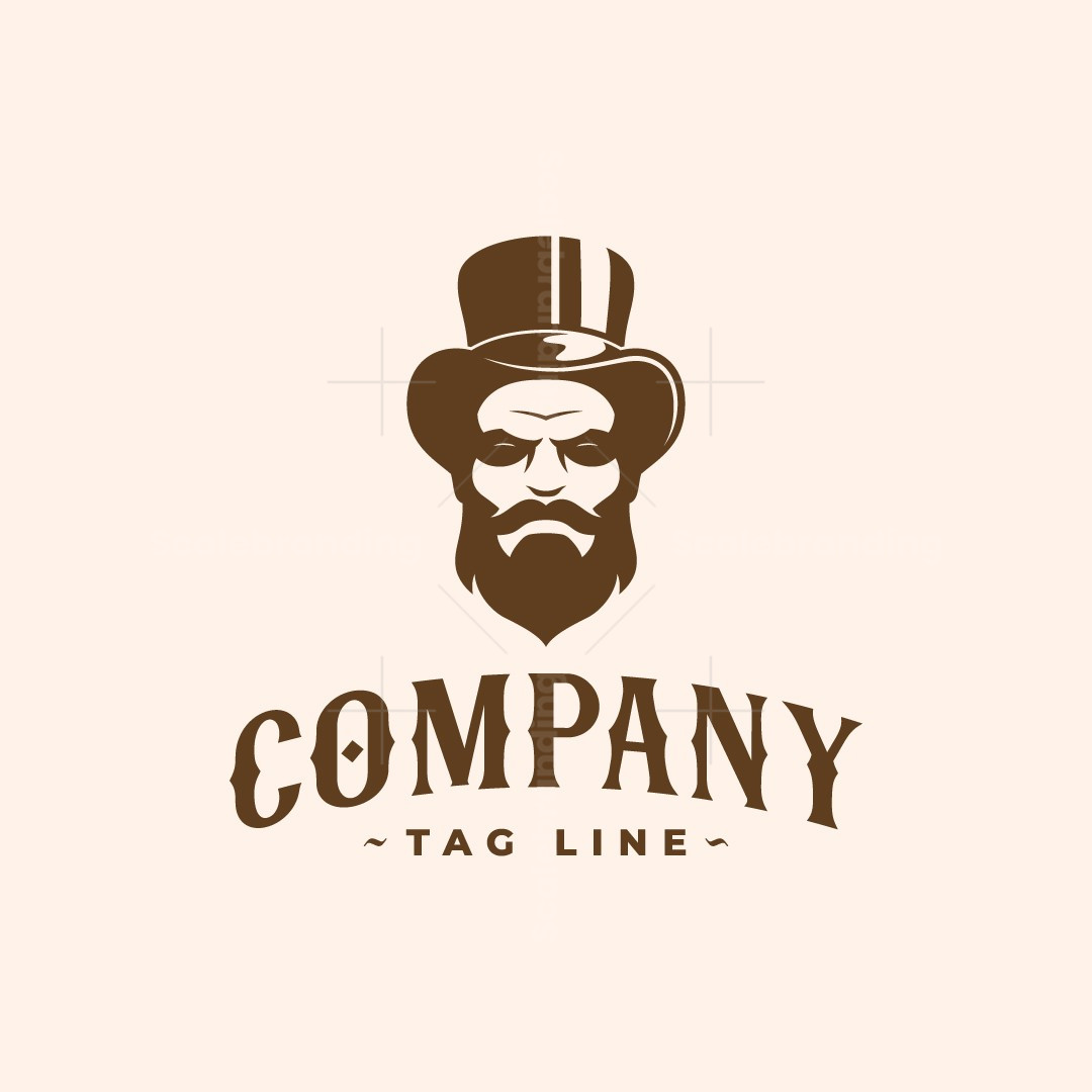 Gentleman Bust Logo | Scalebranding