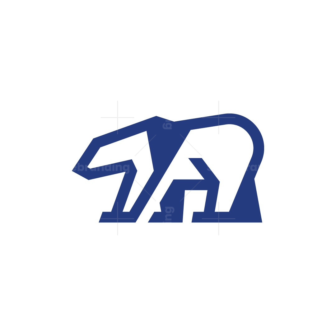 Geometric Bear Logo | Scalebranding