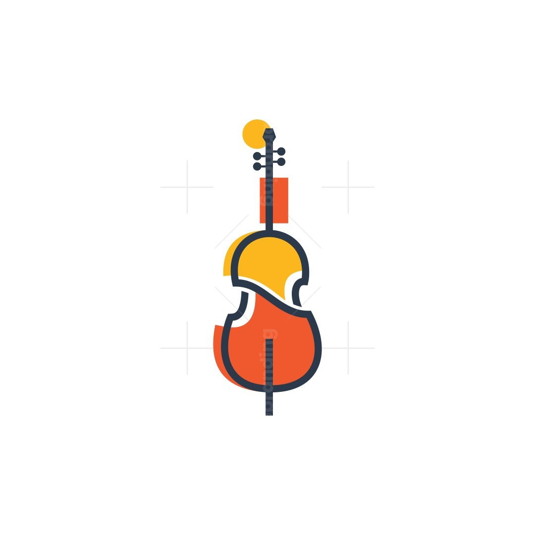 Geometric Cello Logo | Scalebranding