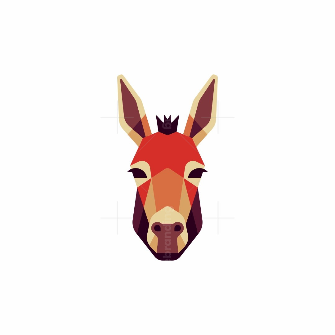 Geometric Donkey Logo | Scalebranding