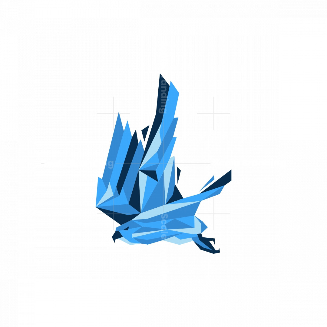 Geometric Eagle Icon Logo | Scalebranding