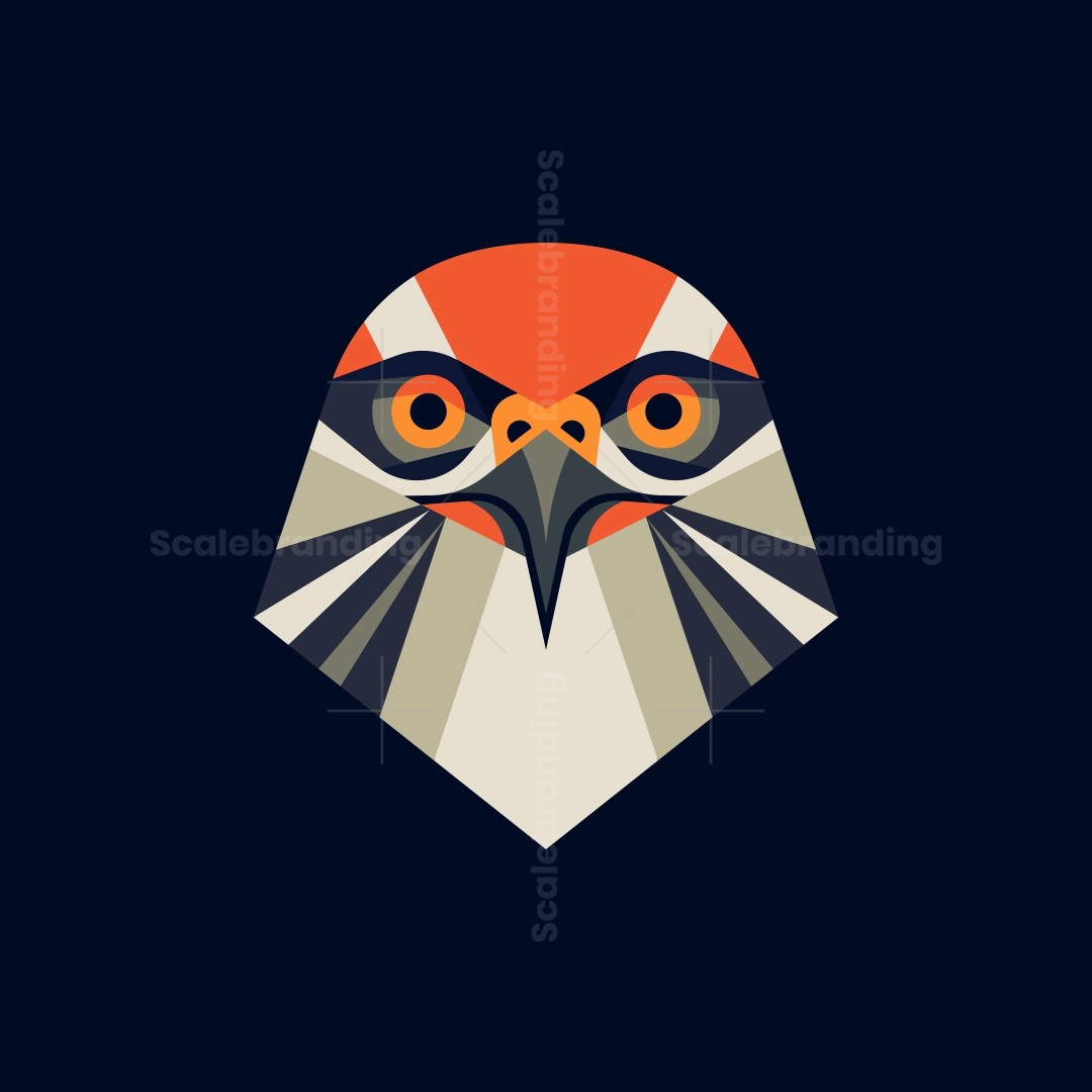 Geometric Falcon Logo | Scalebranding