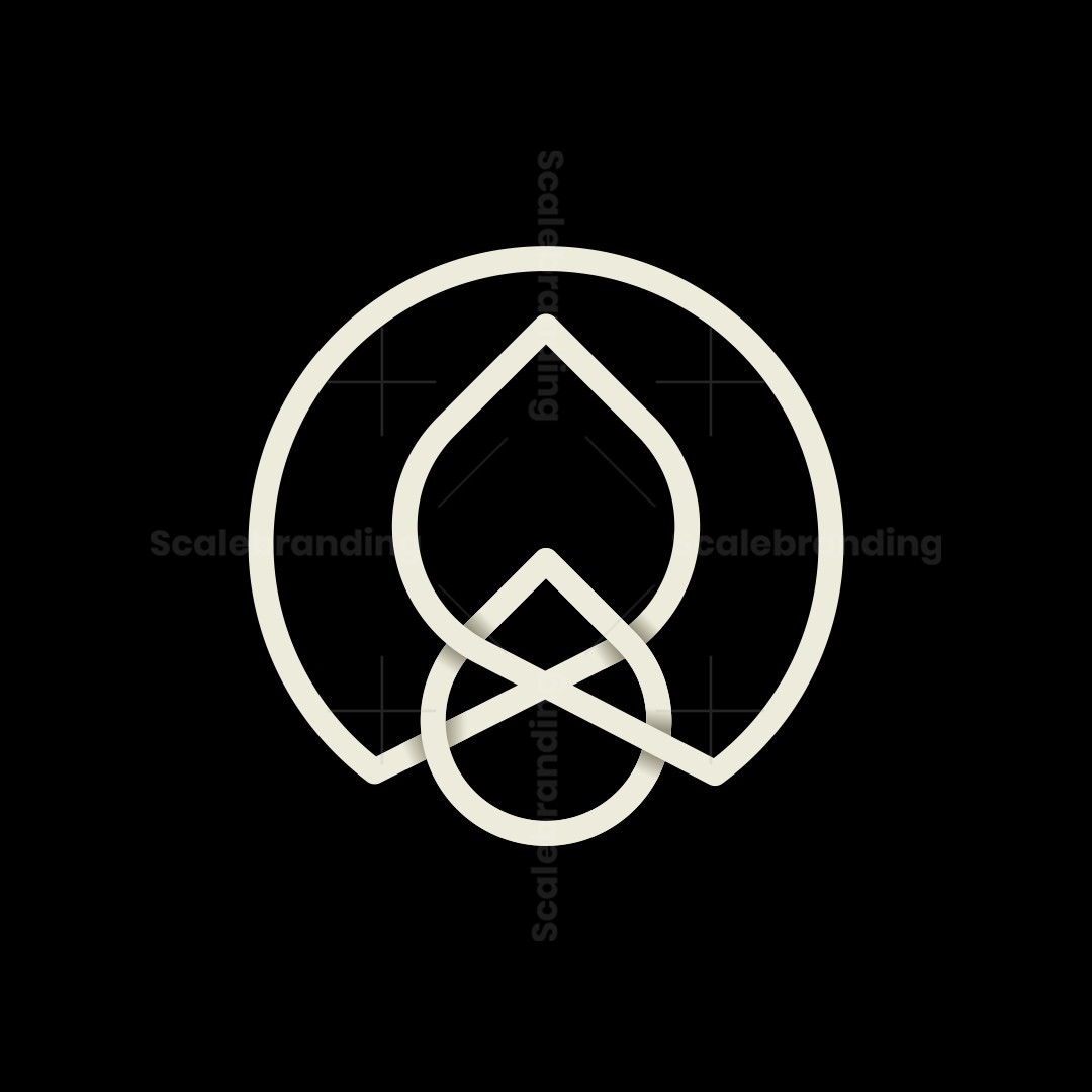 Geometric Flames Logo | Scalebranding