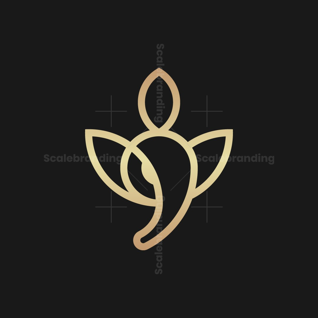 Geometric Ganesh Logo | Scalebranding