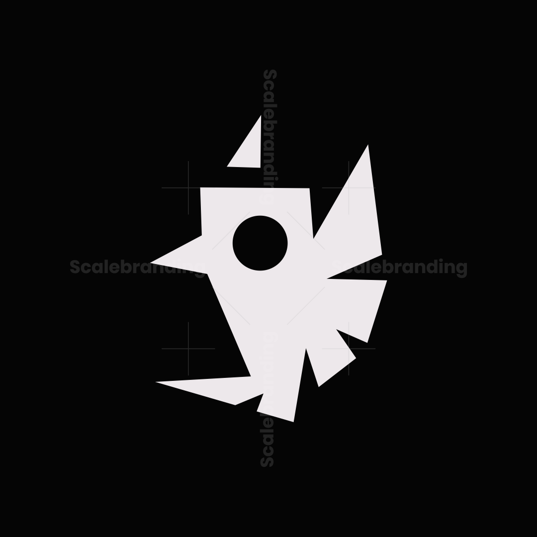 Bird Logo Geometric Cute Hummingbird Logo | Scalebranding