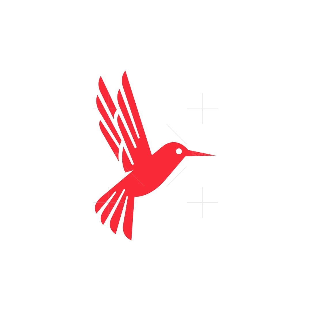 Geometric Hummingbird Logo | Scalebranding
