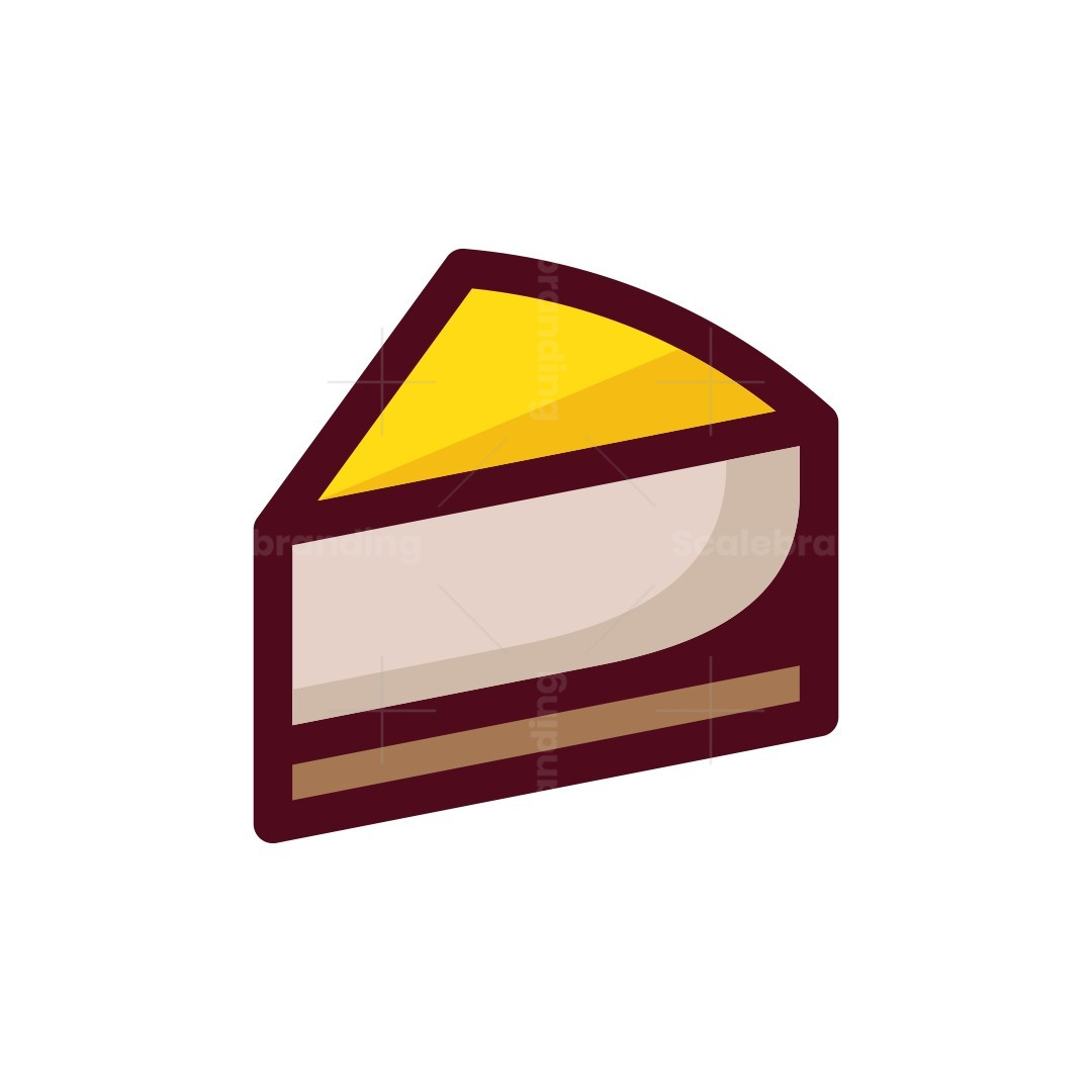 Geometric Lemon Cheesecake Logo | Scalebranding