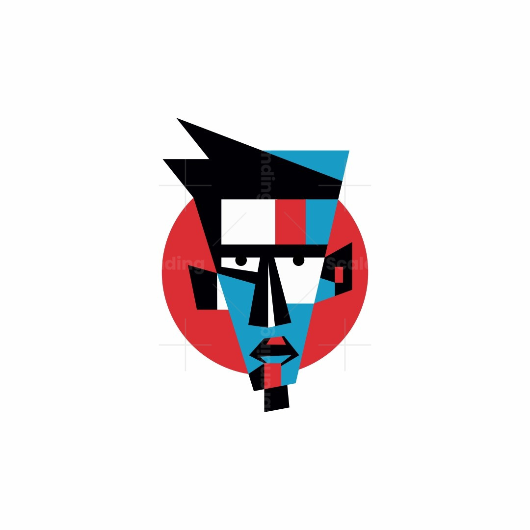 Geometric Man Logo | Scalebranding