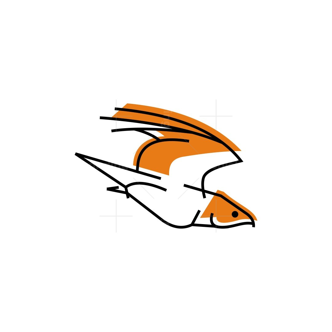 Geometric Nighthawk Logo | Scalebranding