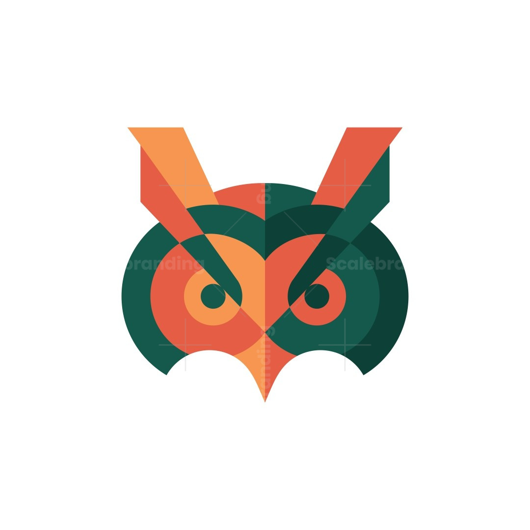 Geometric Owl Logo | Scalebranding