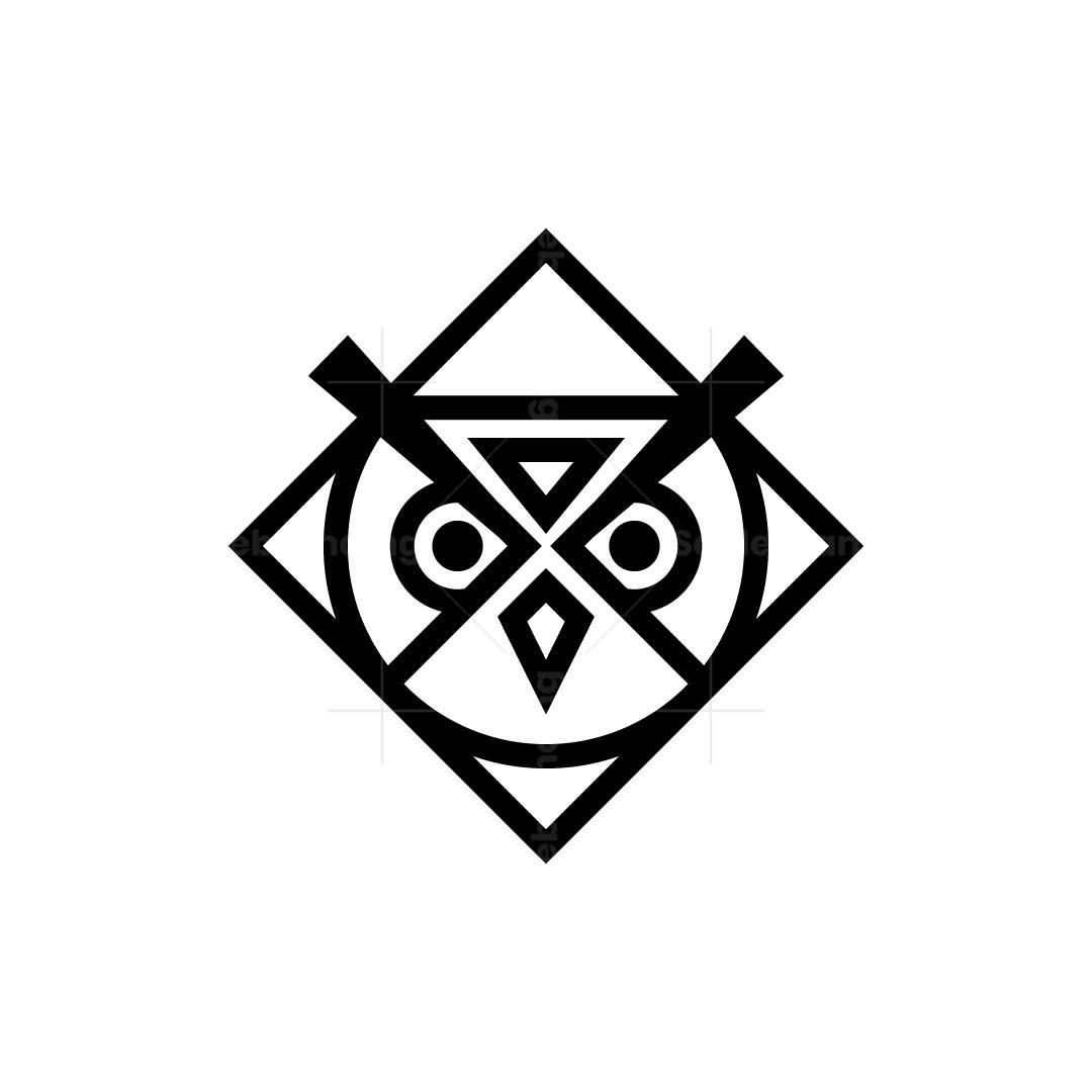geometric owl Logo | Scalebranding