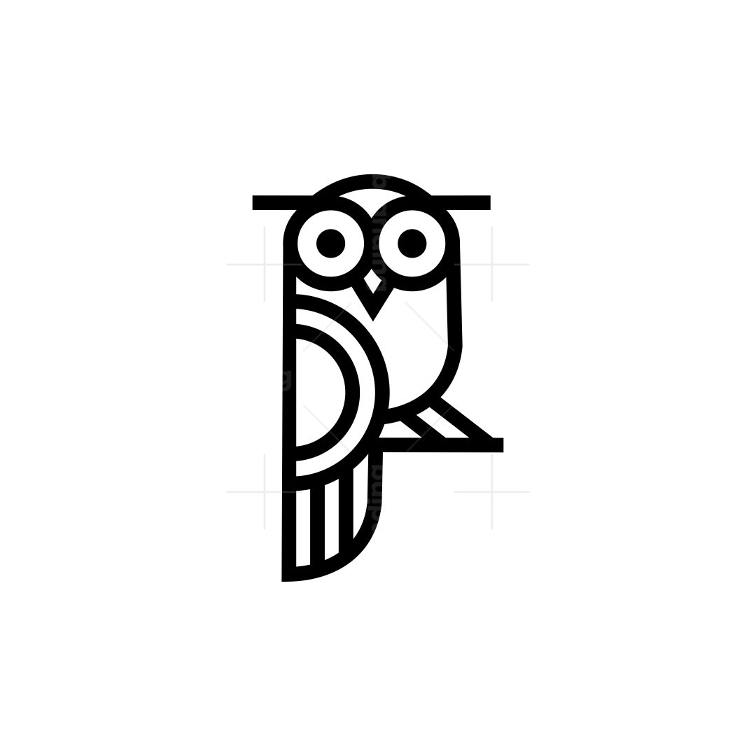 Geometric Owl Logo | Scalebranding