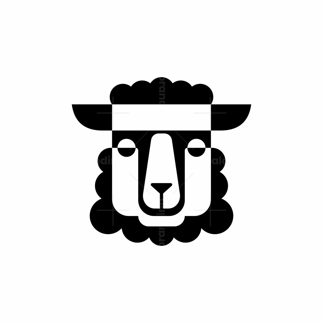 Geometric Sheep Logo | Scalebranding