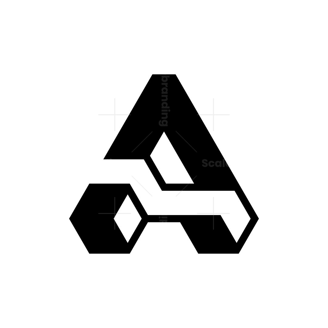 Geometry Letter A Logo | Scalebranding