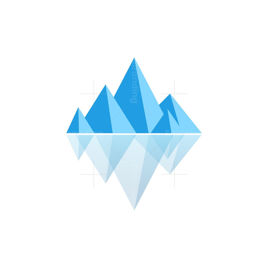 Geometry Mountain Reflection Logo | Scalebranding