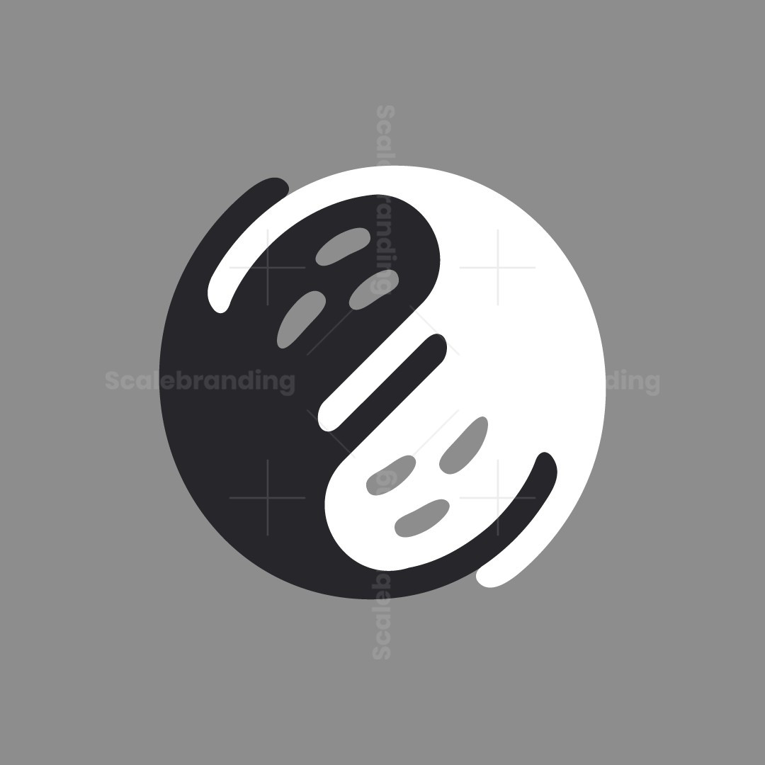 Ghost Yin Yang Logo | Scalebranding