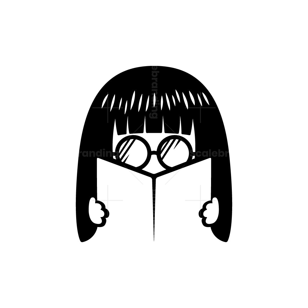 Girl Reading Book Logo | Scalebranding