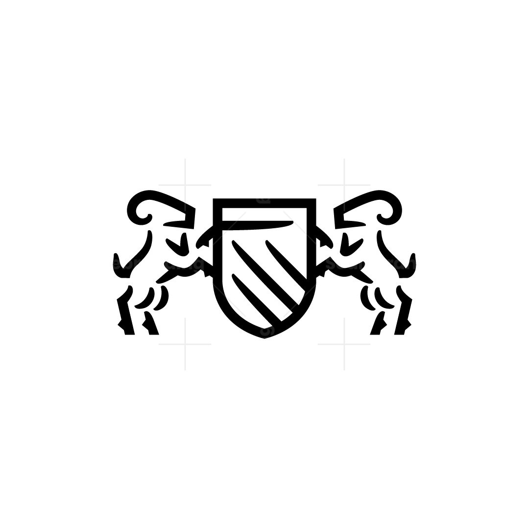 Goats Logo Shield Goat Logo | Scalebranding